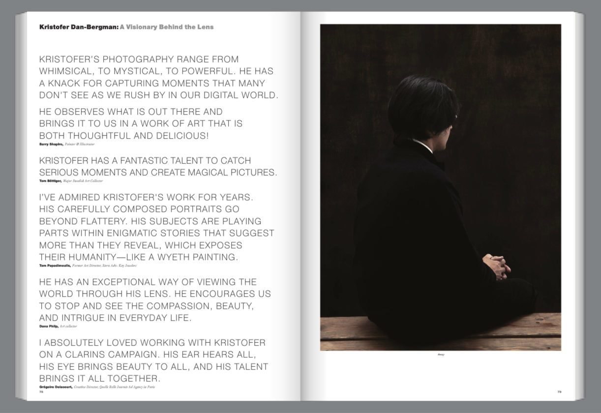 Kristofer Dan-Bergman's Award-Winning Photography Featured in Graphis ...