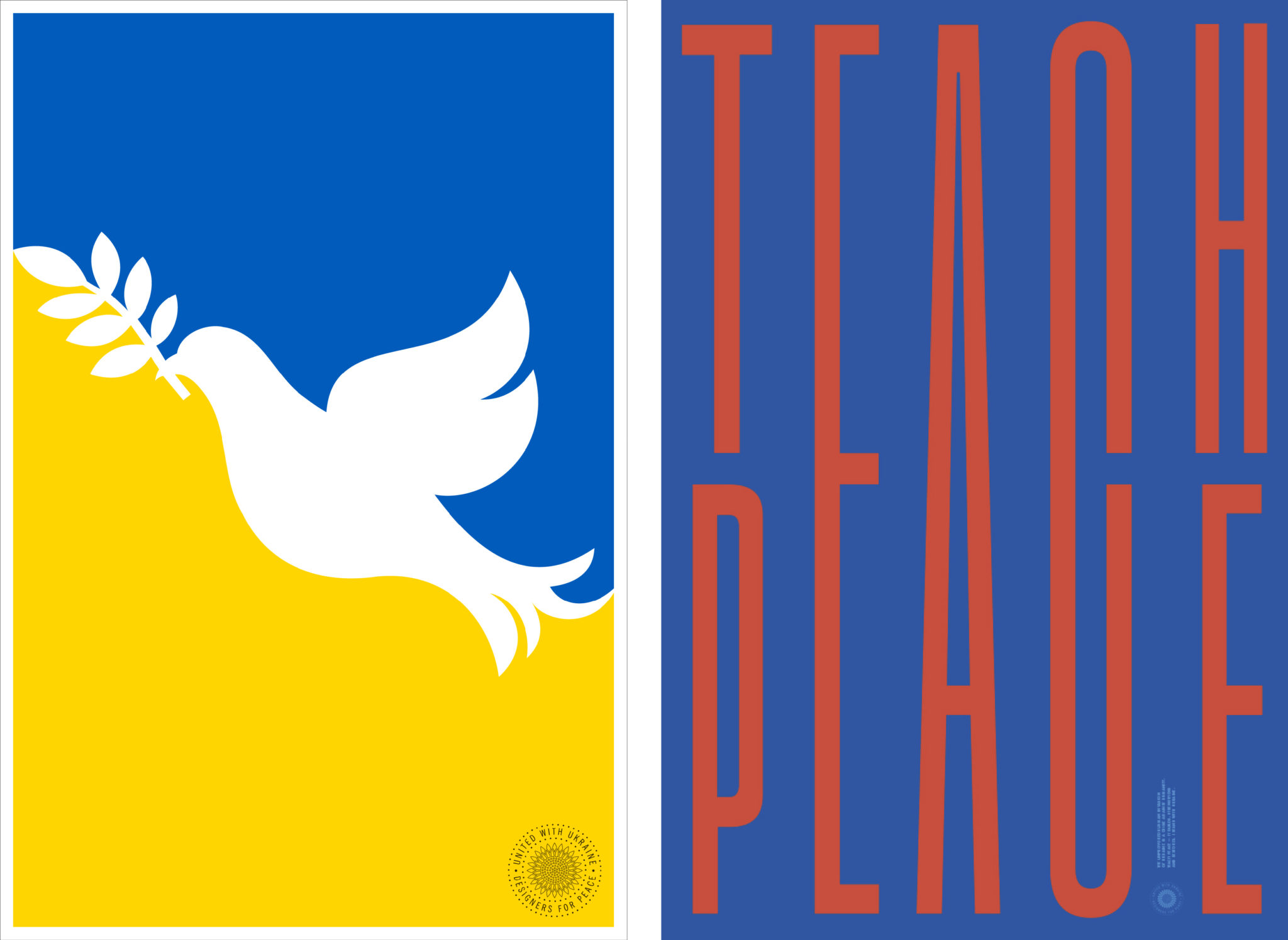 Peace to Ukraine + A Teaching Moment: Designers for Peace Posters ...