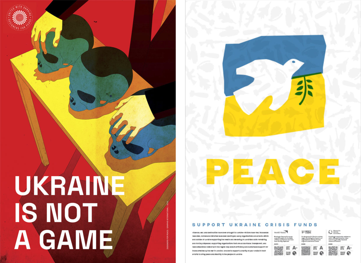 A Dove for Peace + The Symbolism of Flags: Designers for Peace Poster ...