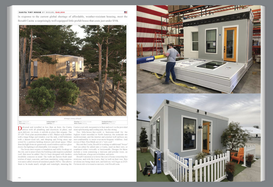 Folded Up: Casita Tiny House by Boxabl Featured in Graphis Journal #374 - Graphis Architecture ...