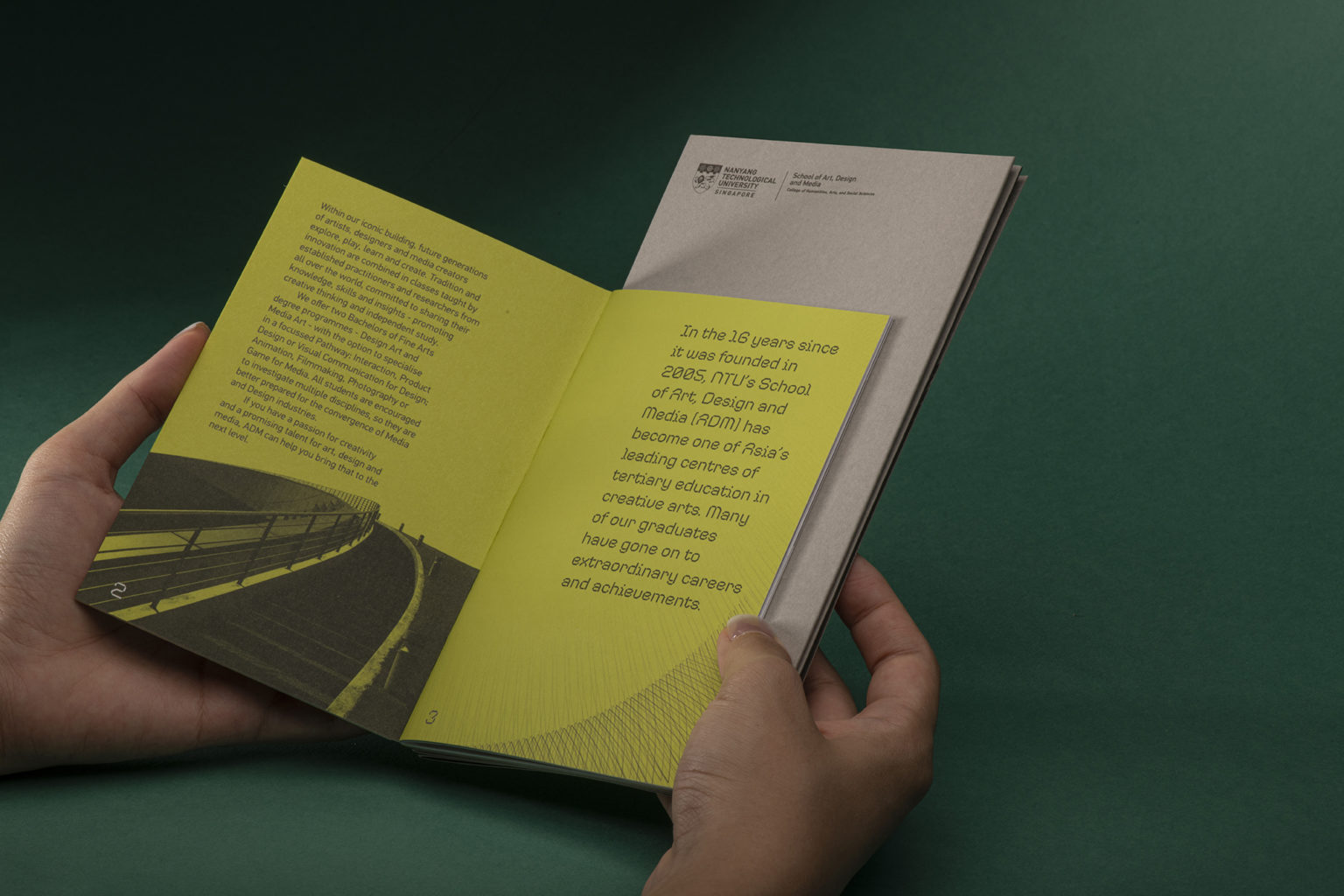 FACTORY Gold-winning Prospectus Design for NTU School of Art, Design ...