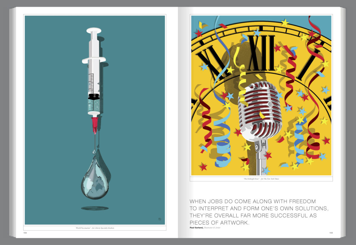 Bold, Colorful, & Graphic: Paul Garland Featured in Graphis Journal ...