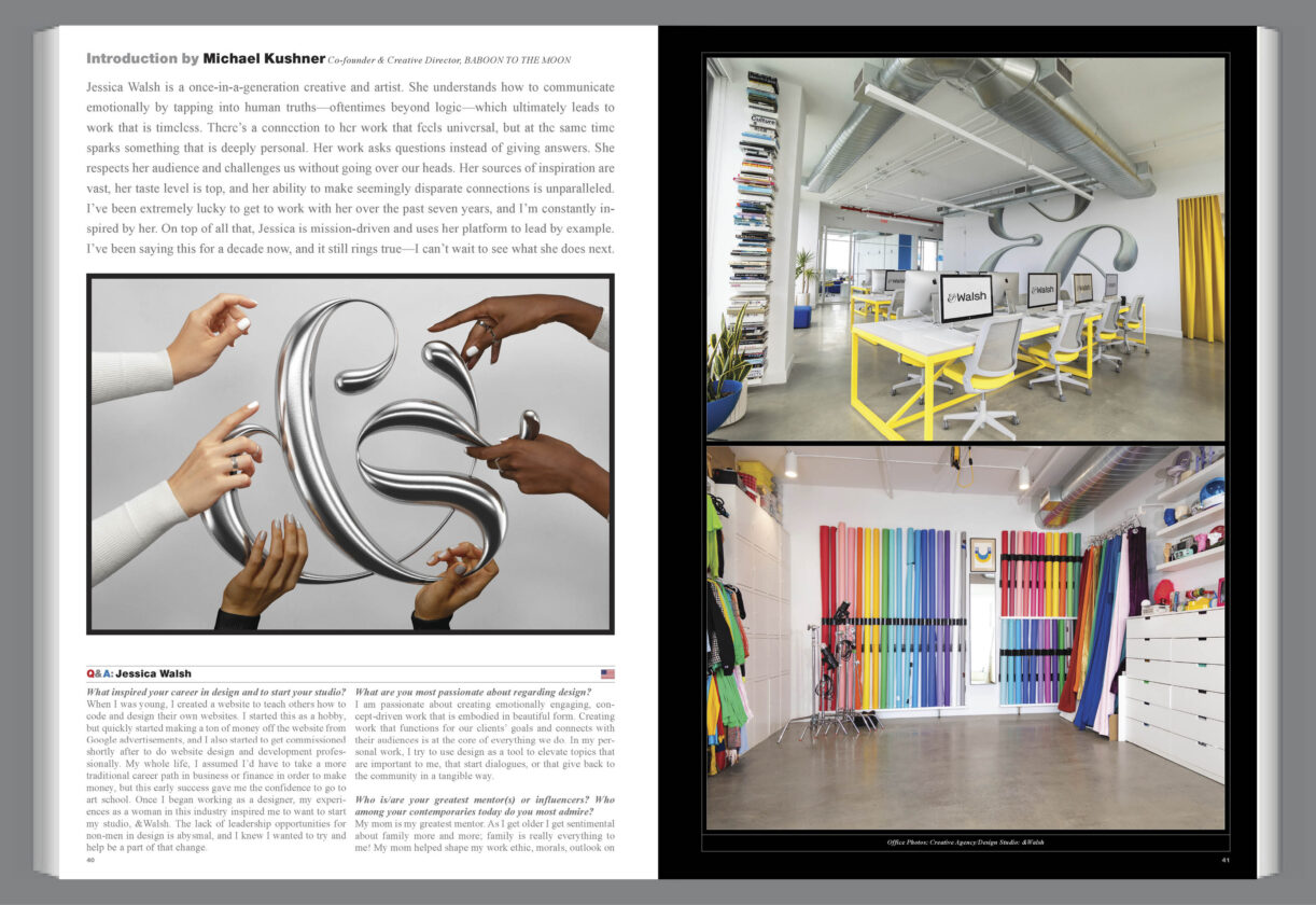 Jessica Walsh of &Walsh: Inspiring Connection Through Design, Featured ...