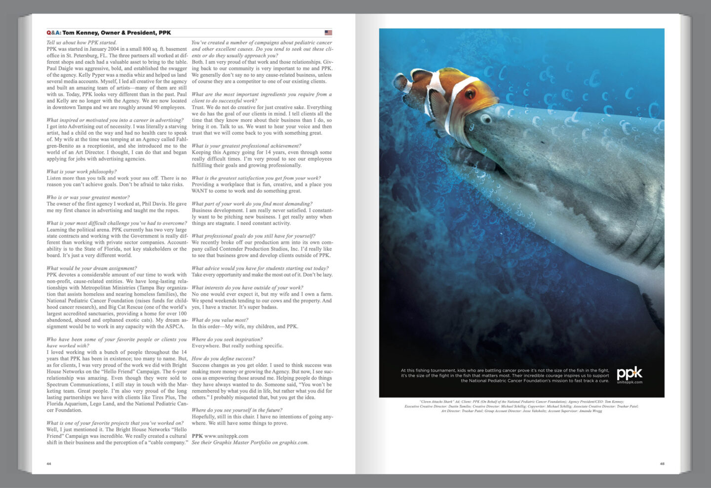 Go Inside PPK's Creative Force: Tom Kenney - Graphis Advertising ...